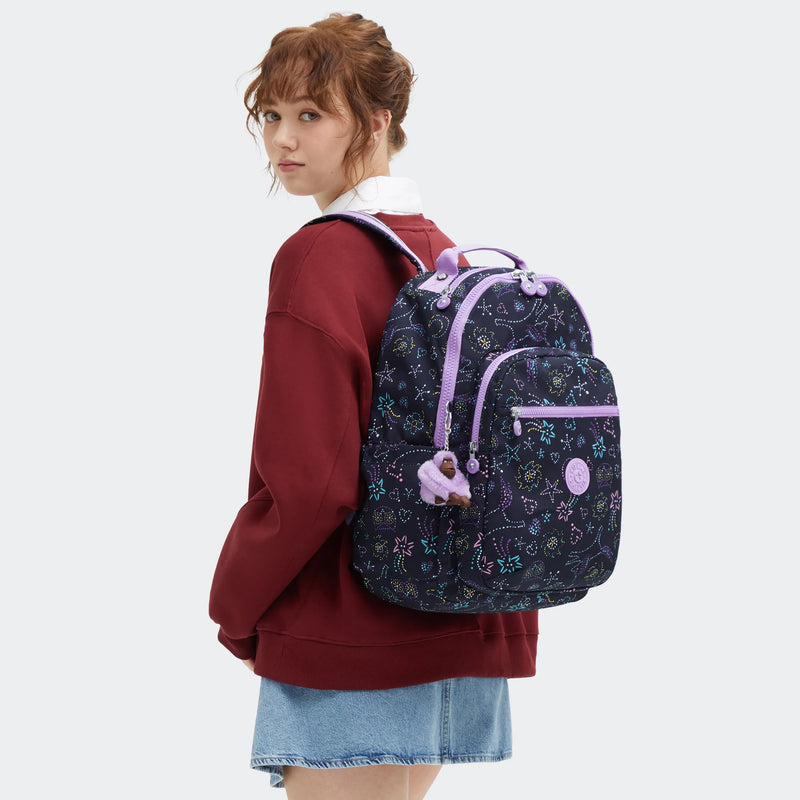 Seoul Large Printed 15" Laptop Backpack